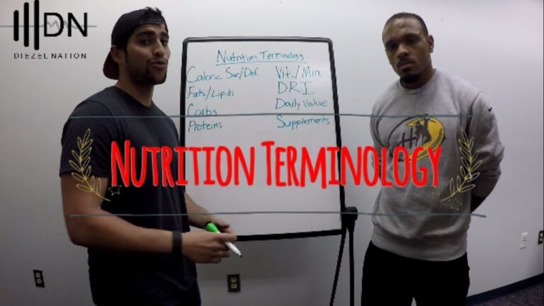Basic Nutrition Terminology – Video