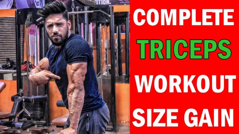 How to get Bigger Triceps | triceps workout at gym for beginners | Complete Tricep Exercise – Video