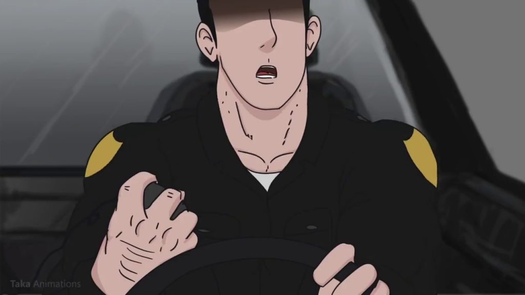 Muscle growth animation police – Video