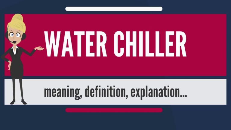 What is WATER CHILLER? What does WATER CHILLER mean? WATER CHILLER ...