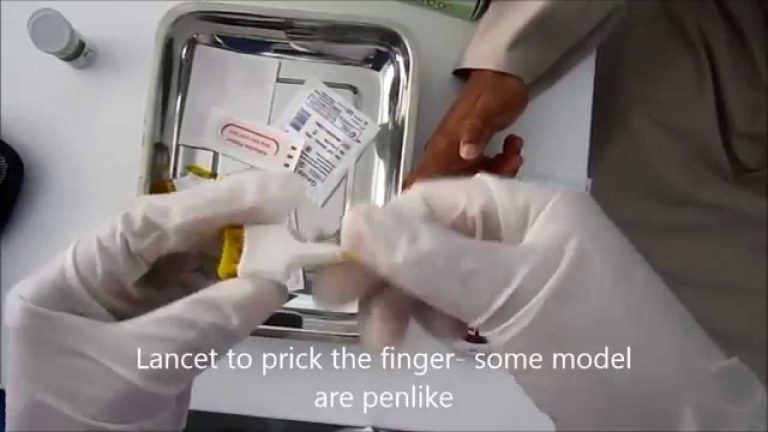 how to check random blood glucose- glucometer – Video